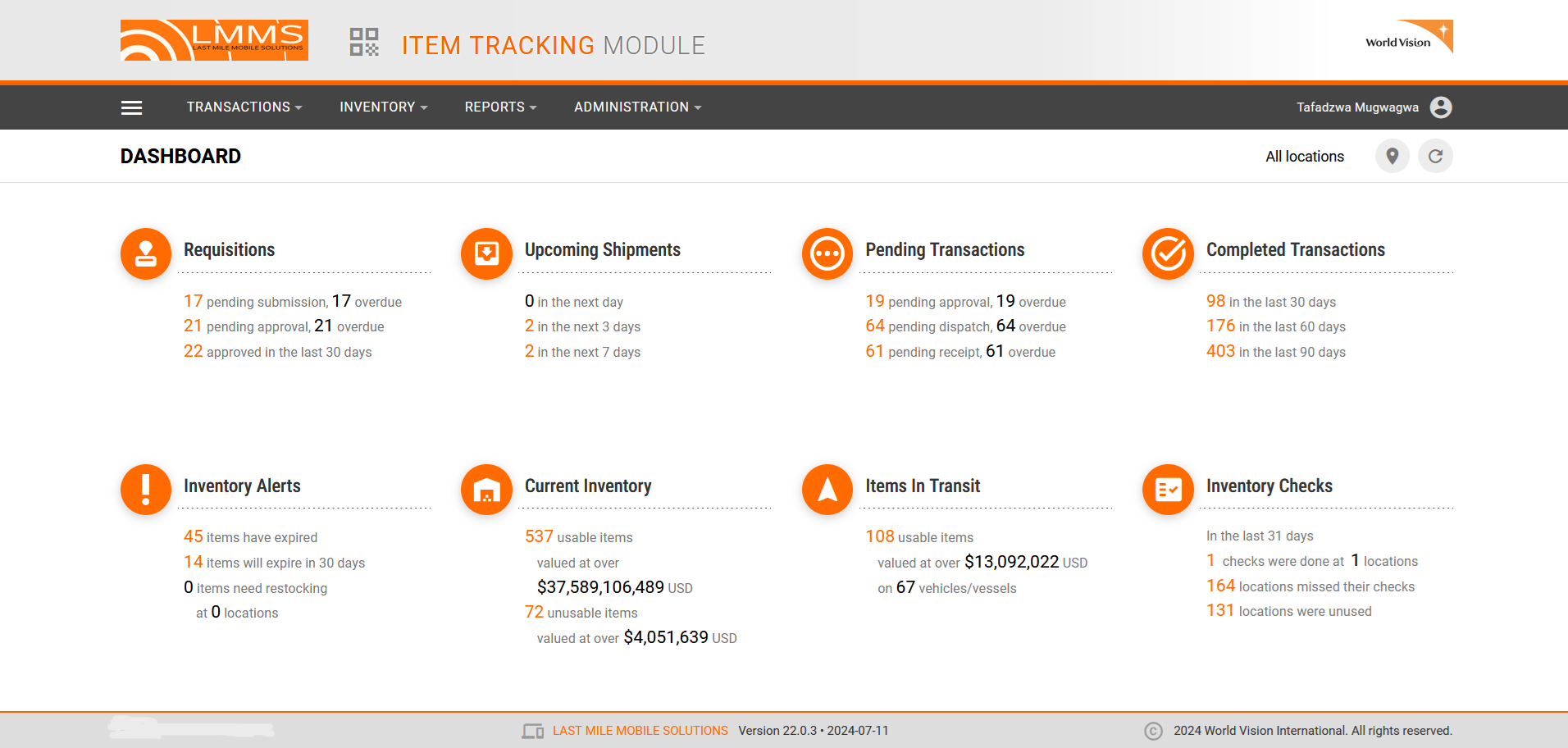 ITS Item Tracking System - LMMS Solutions